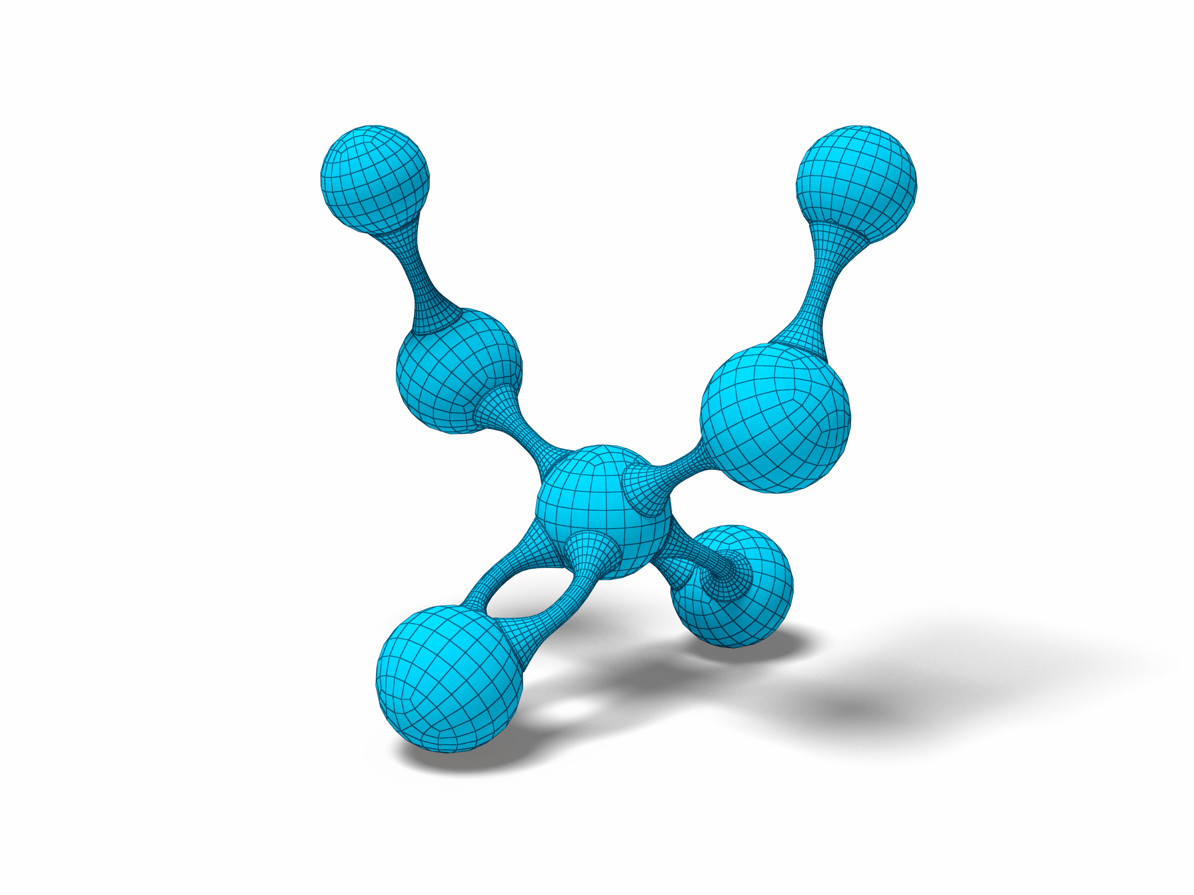 Sulfuric acid molecule h2so4 3D model - TurboSquid 1548437