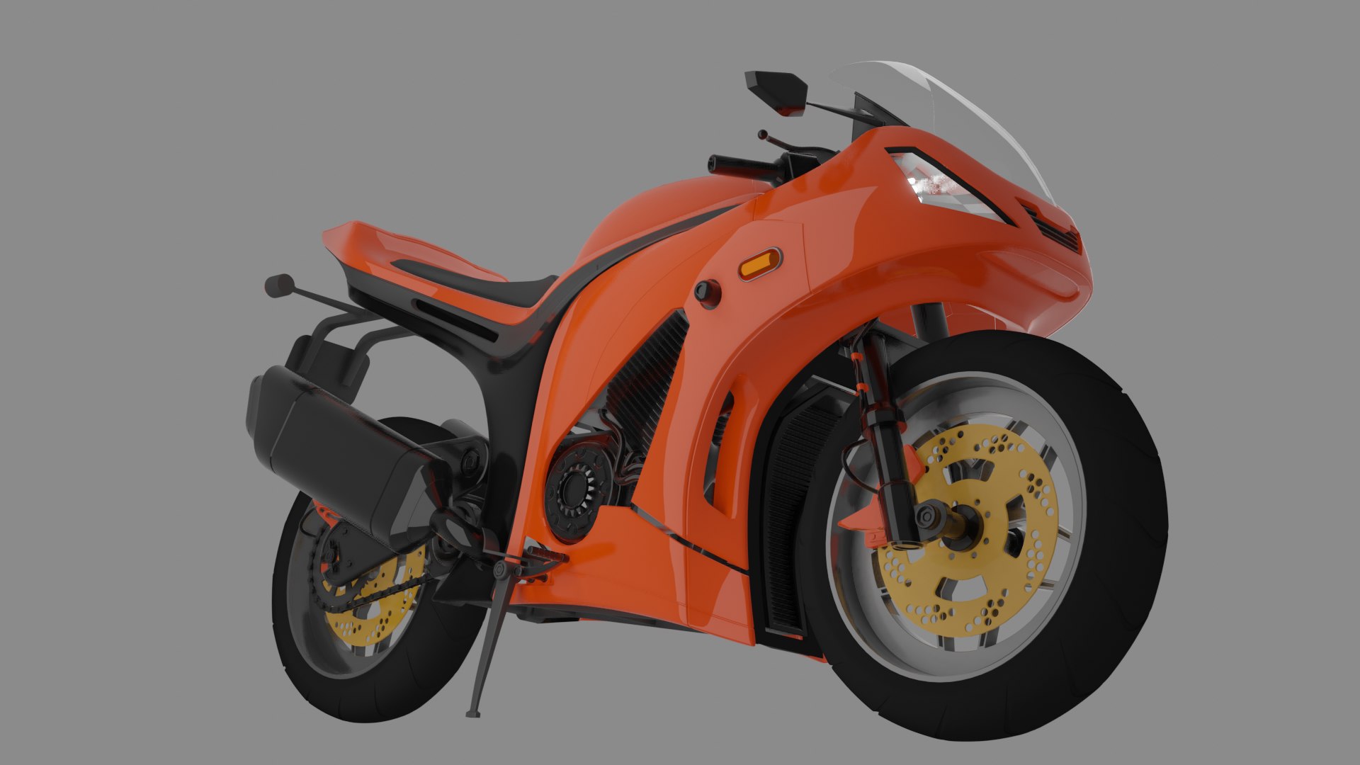 Motorbike moto bike 3D model - TurboSquid 1548633