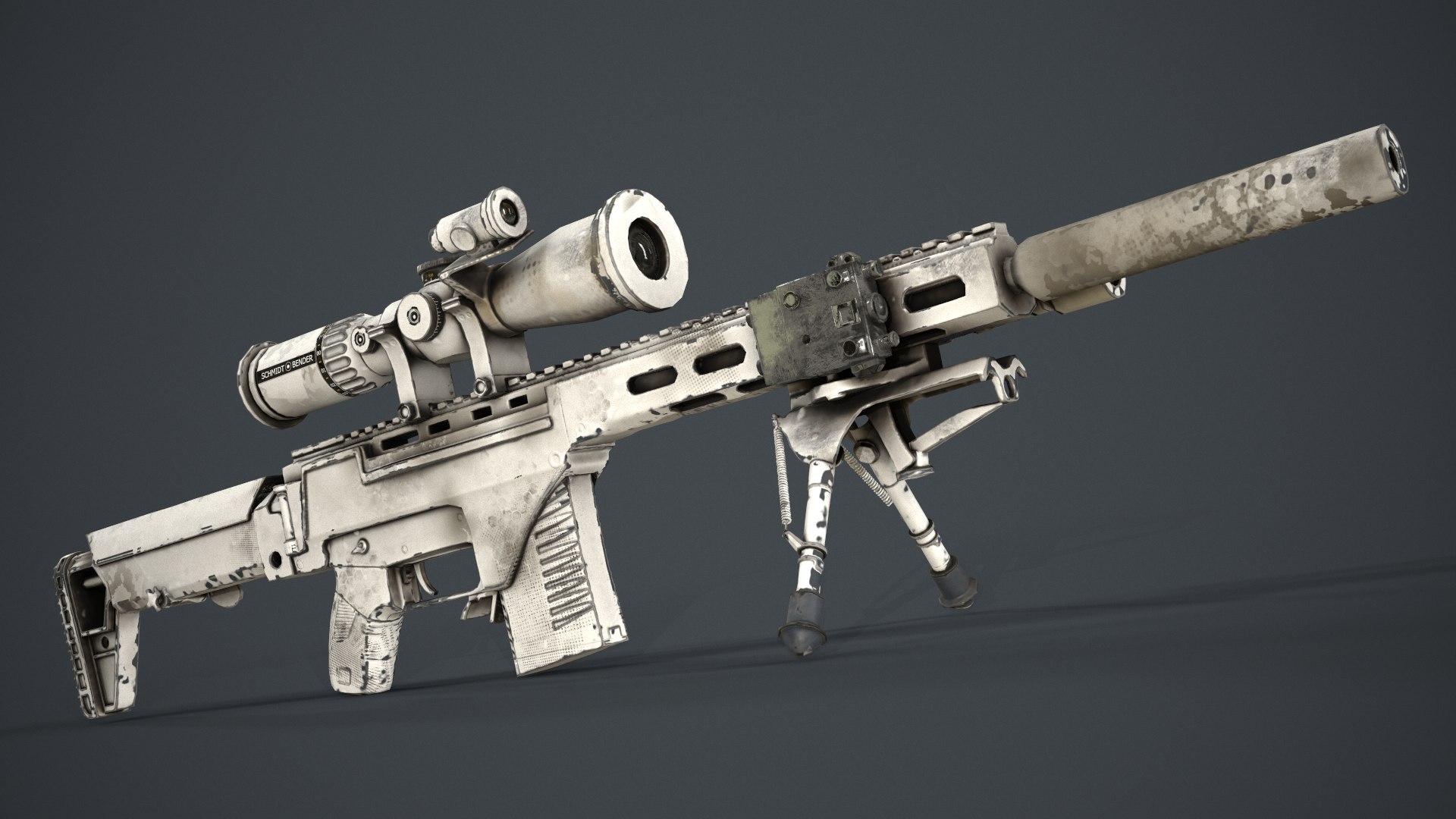 3D chukavin sniper rifle - TurboSquid 1548714