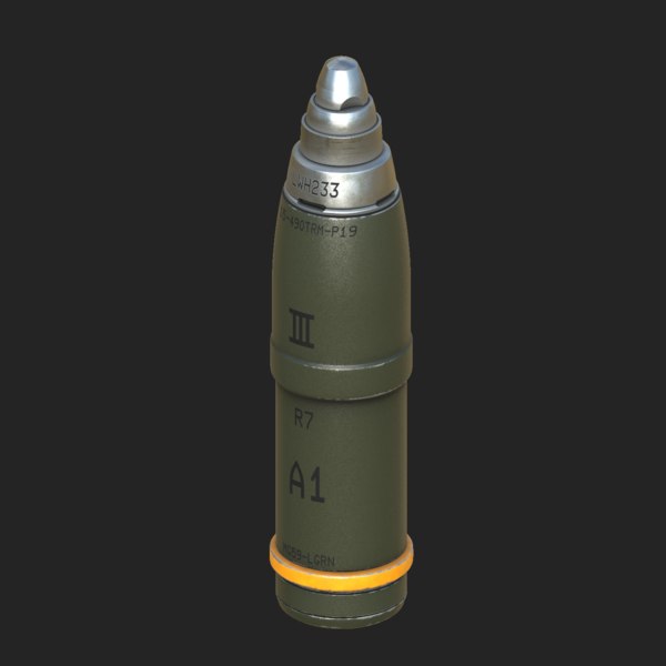 탱크 포탄 3D 모델 - TurboSquid 1548680