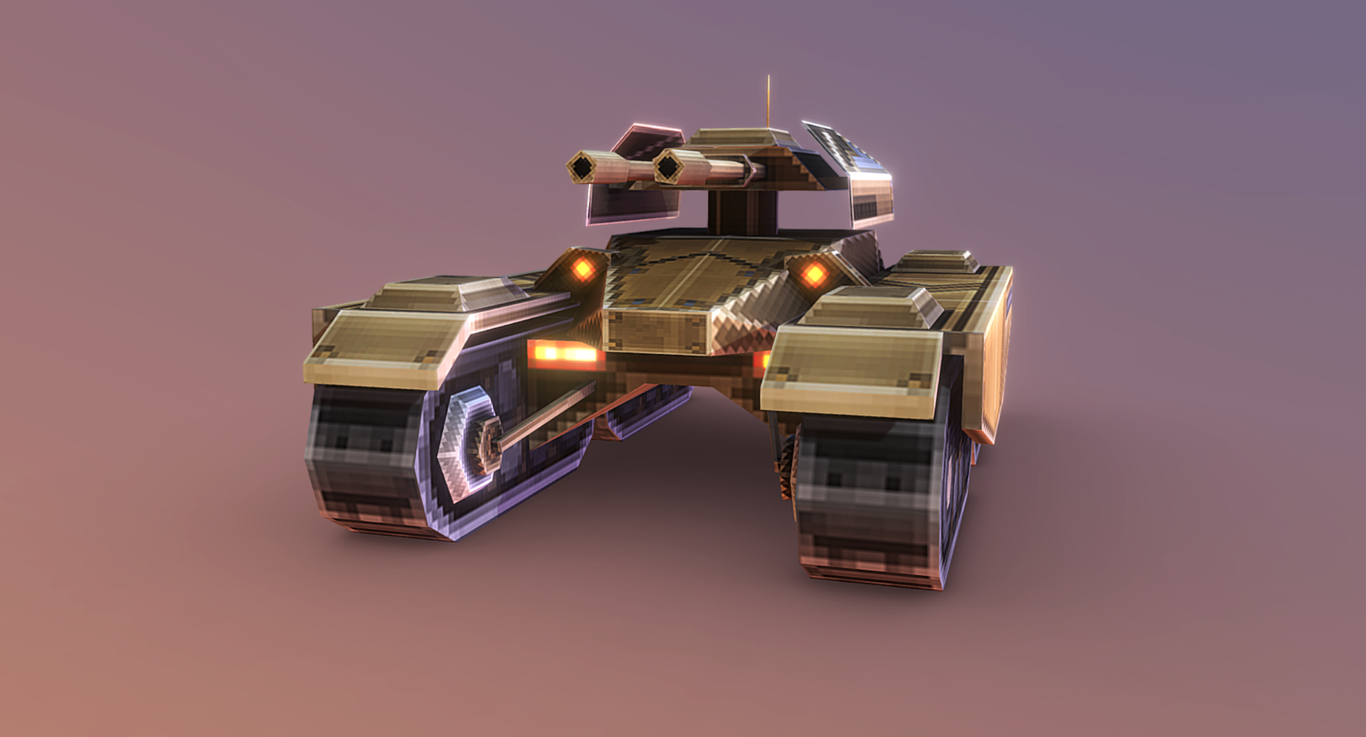 Tanque retro RTS Modelo 3D - TurboSquid 1548778