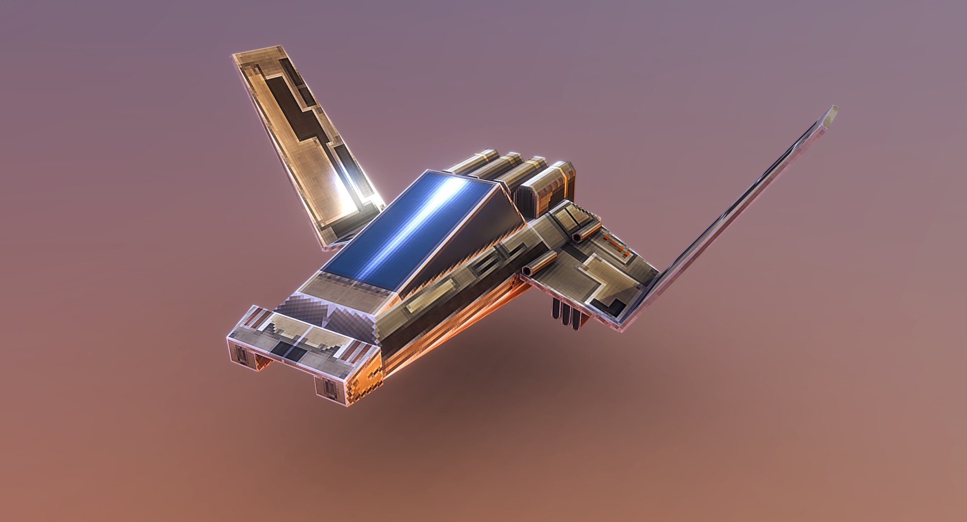 Retro RTS fighter 3D-Modell - TurboSquid 1548781