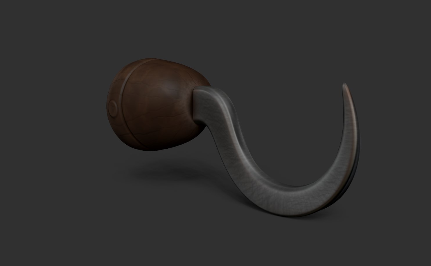 Pirate hook hand - 3D model - TurboSquid 1548800