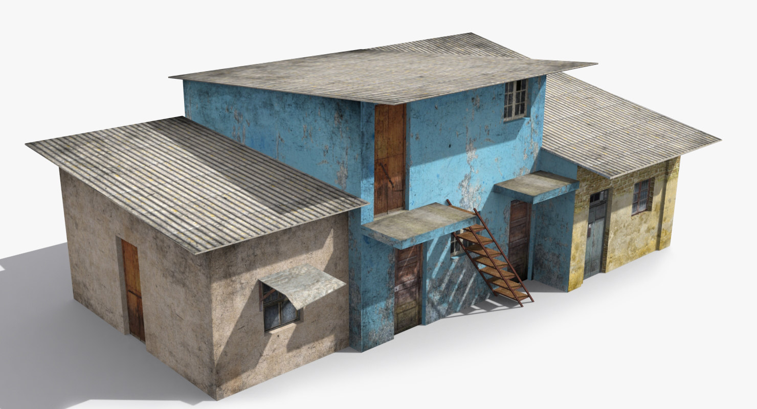 3D ready slum - TurboSquid 1548891
