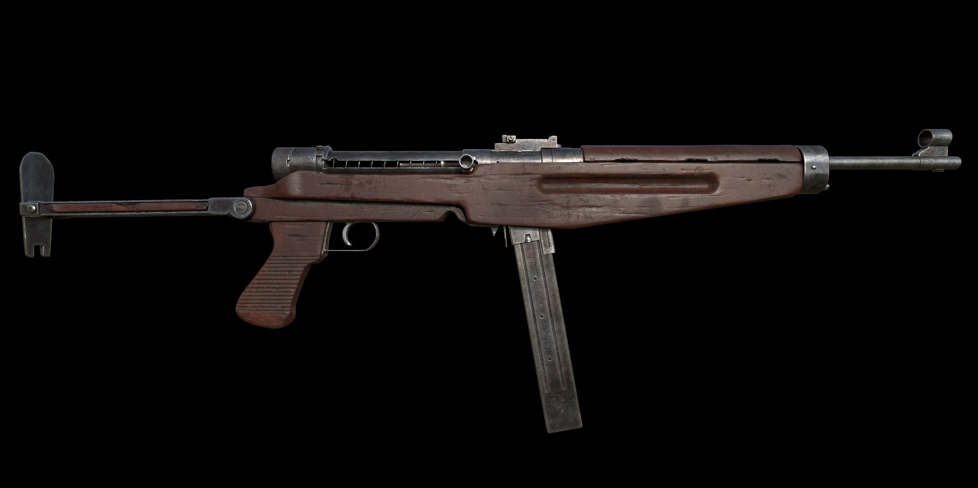 3D hungarian submachine gun 43m - TurboSquid 1549052