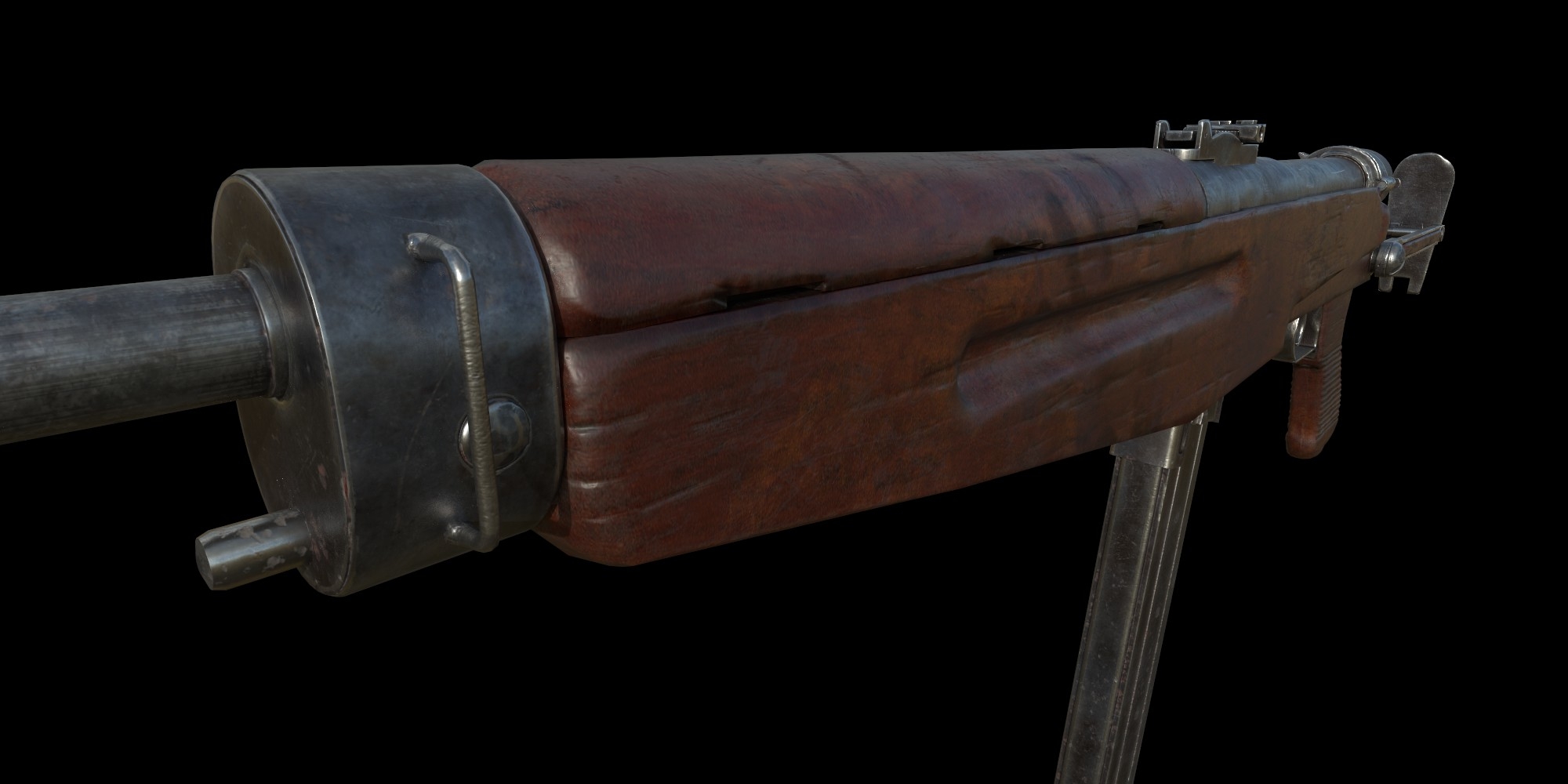 3D hungarian submachine gun 43m - TurboSquid 1549052