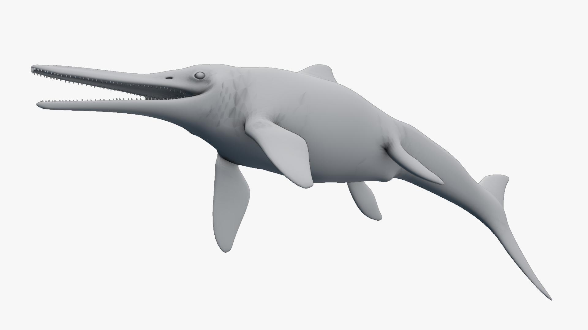 3D ichthyosaurus jurassic - TurboSquid 1549184