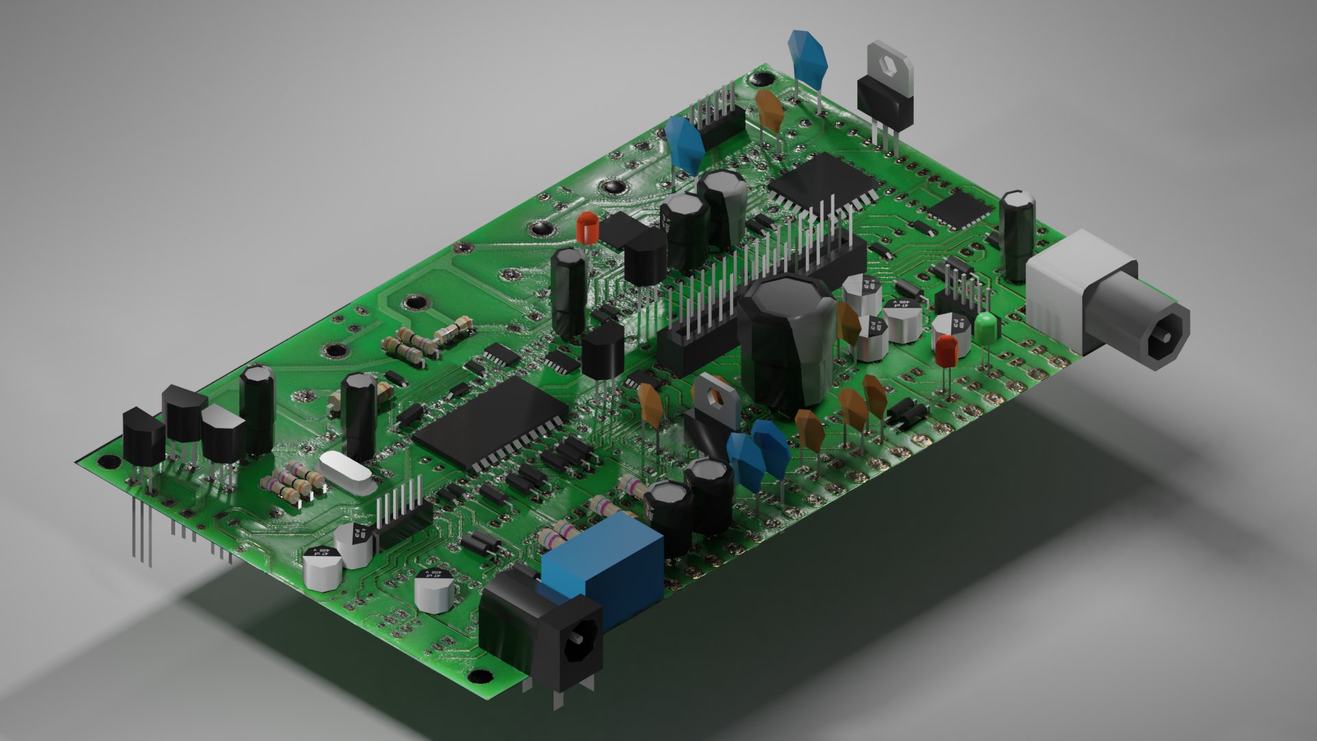 Circuit board model - TurboSquid 1549259