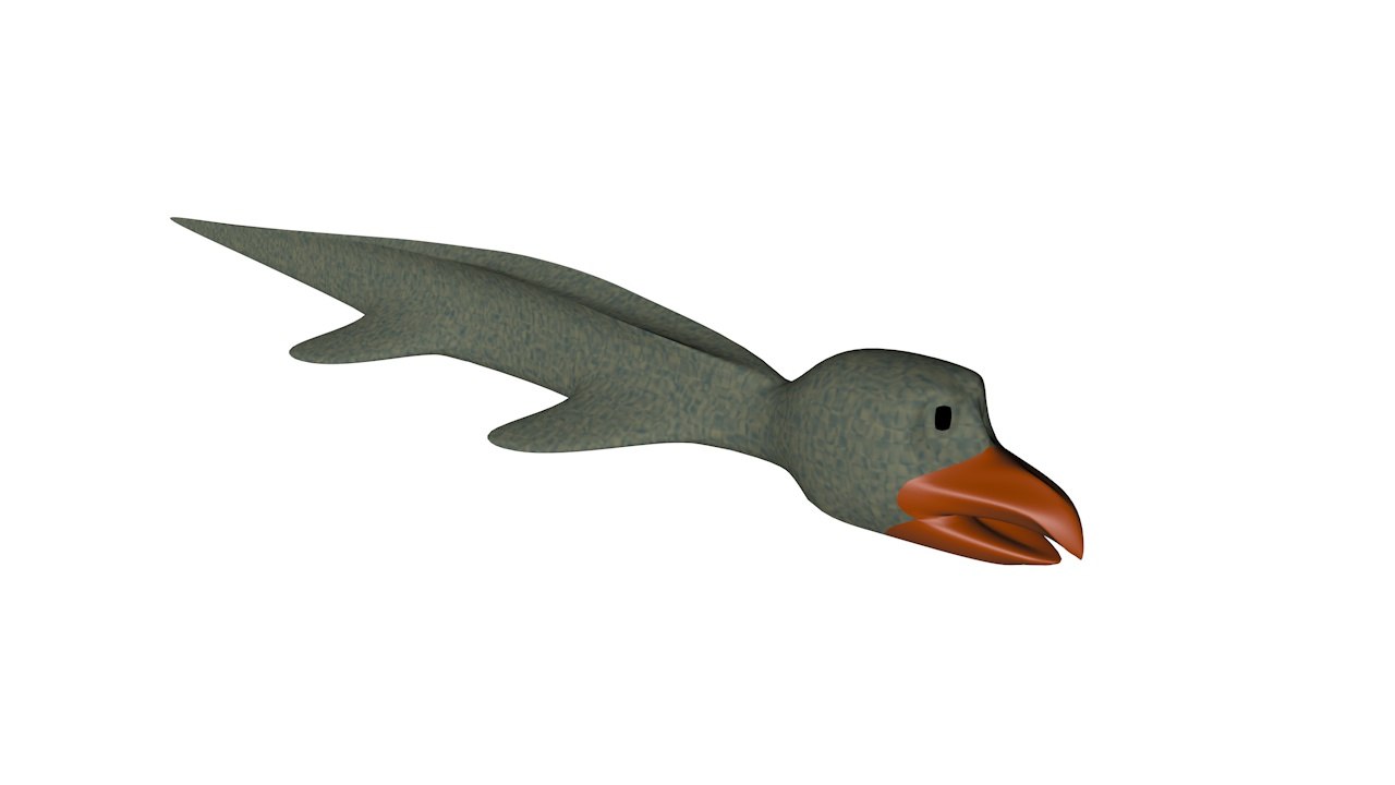 Duck monster model - TurboSquid 1549269