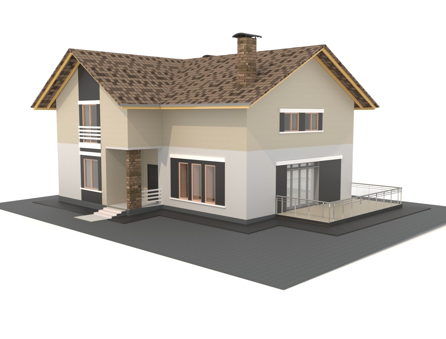 modèle 3D de Maison privée à Revit - TurboSquid 1549323