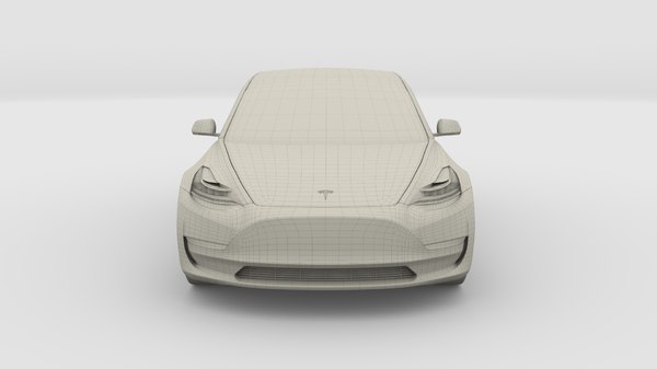 Tesla 3 chassis model - TurboSquid 1549298