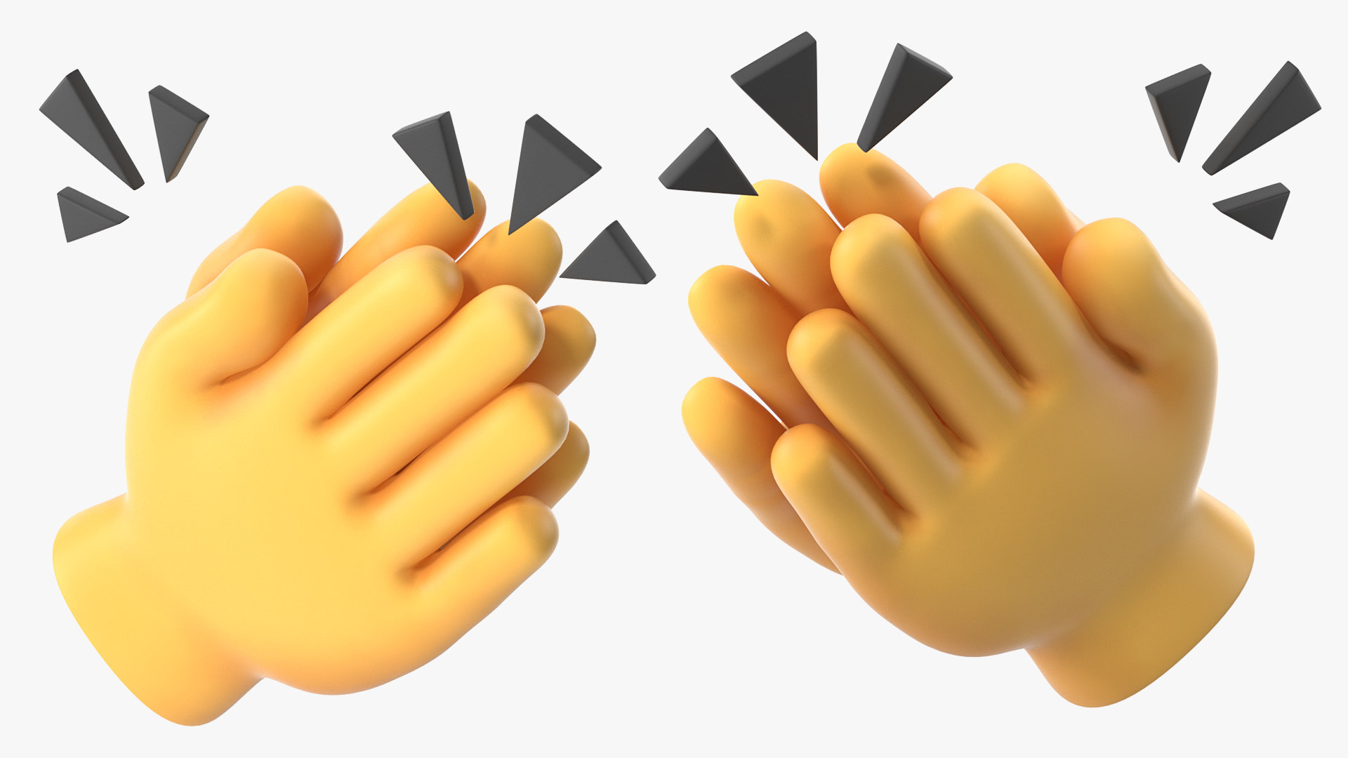 3D clapping hands emoji - TurboSquid 1549510