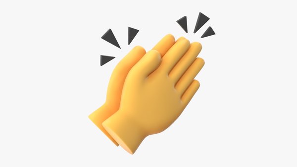 3D clapping hands emoji - TurboSquid 1549510