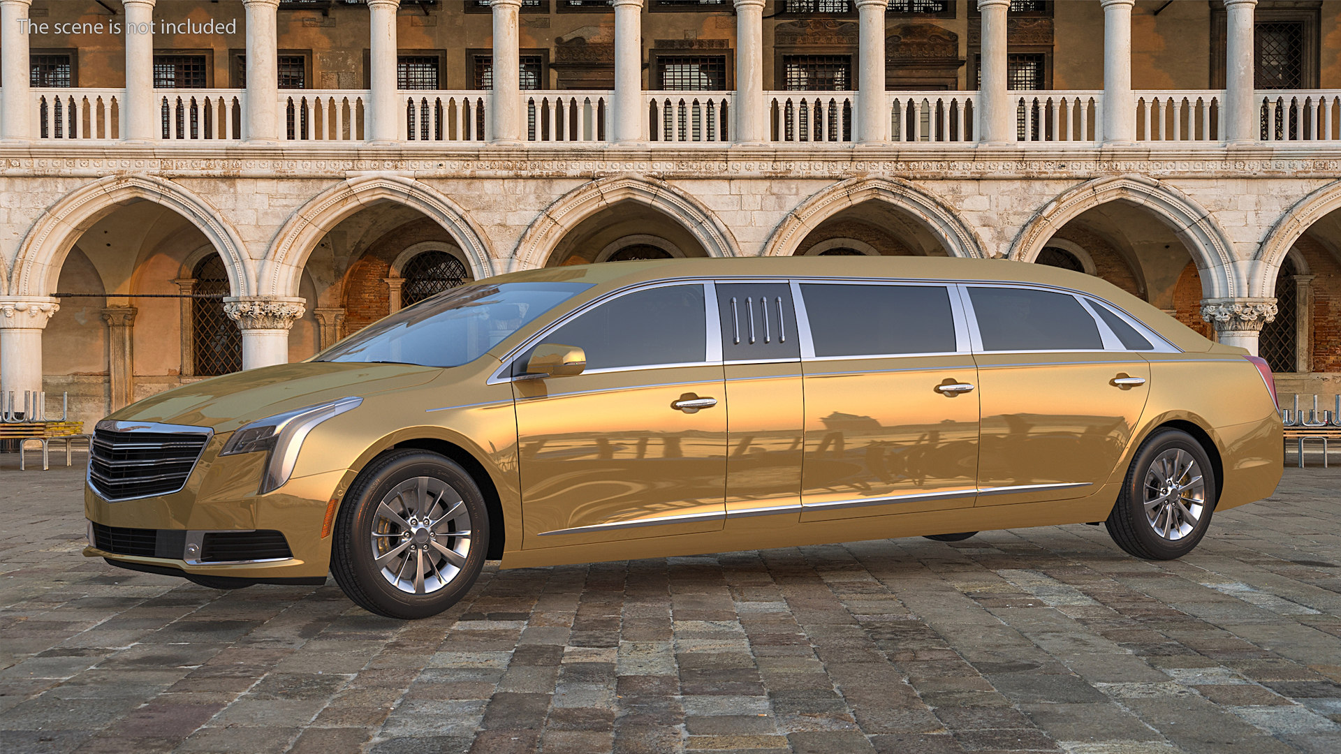 Stretch limousine generic rigged 3D model - TurboSquid 1549656