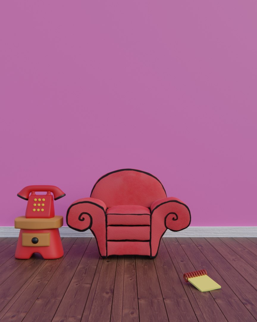 3D blues clues environment - TurboSquid 1549555