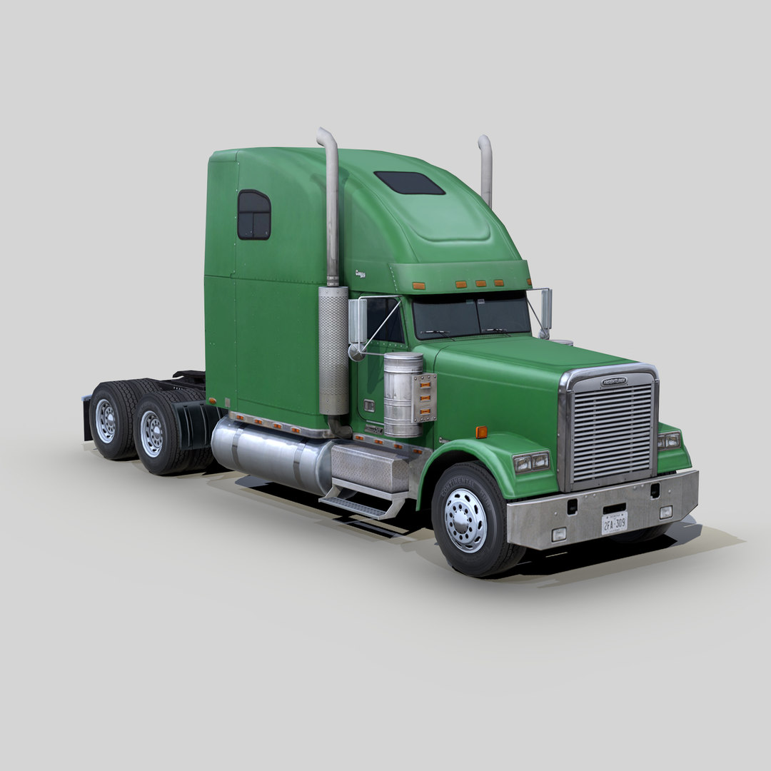 3D freightliner fld 120 classic - TurboSquid 1549594