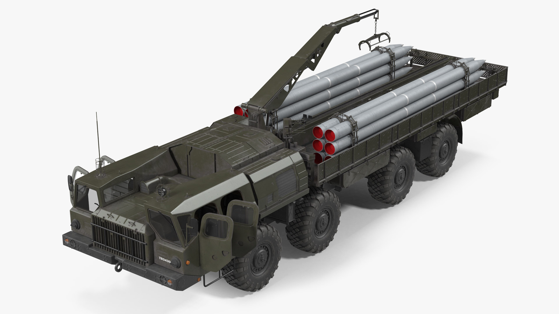 3D tzm 9t234 2 transloader - TurboSquid 1549748