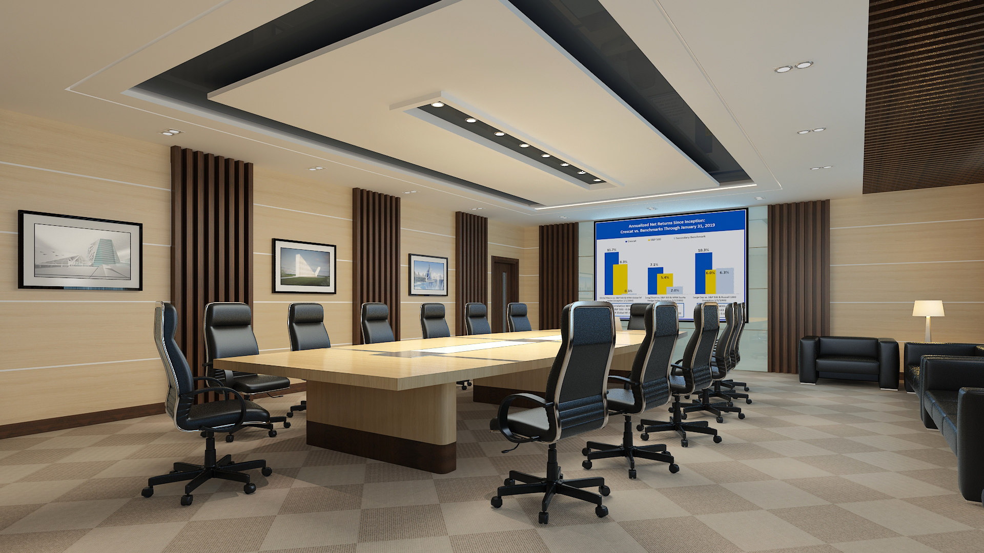 Conference room 3D model - TurboSquid 1549802
