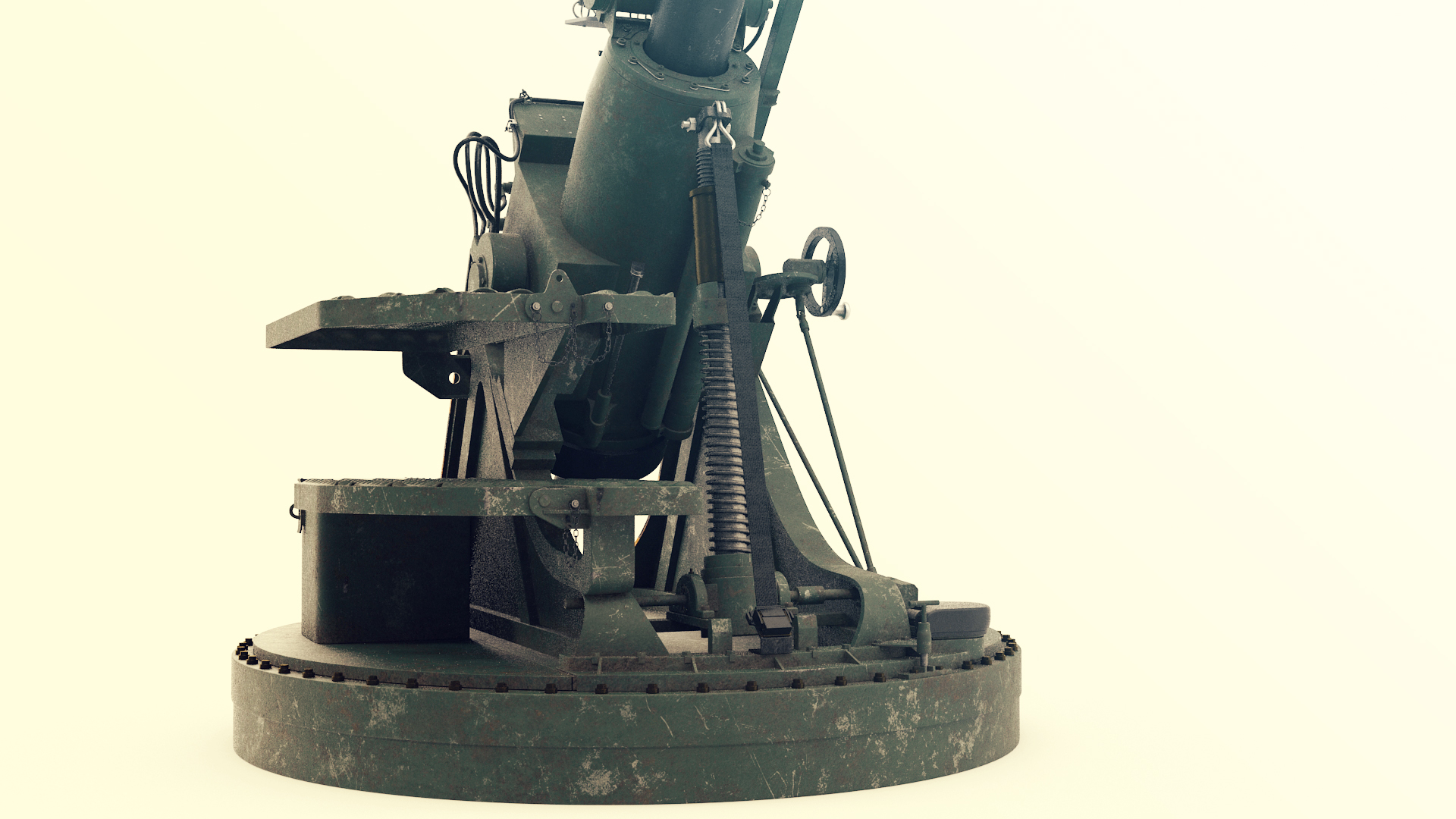 3D rms6l 120 mortar model - TurboSquid 1549874