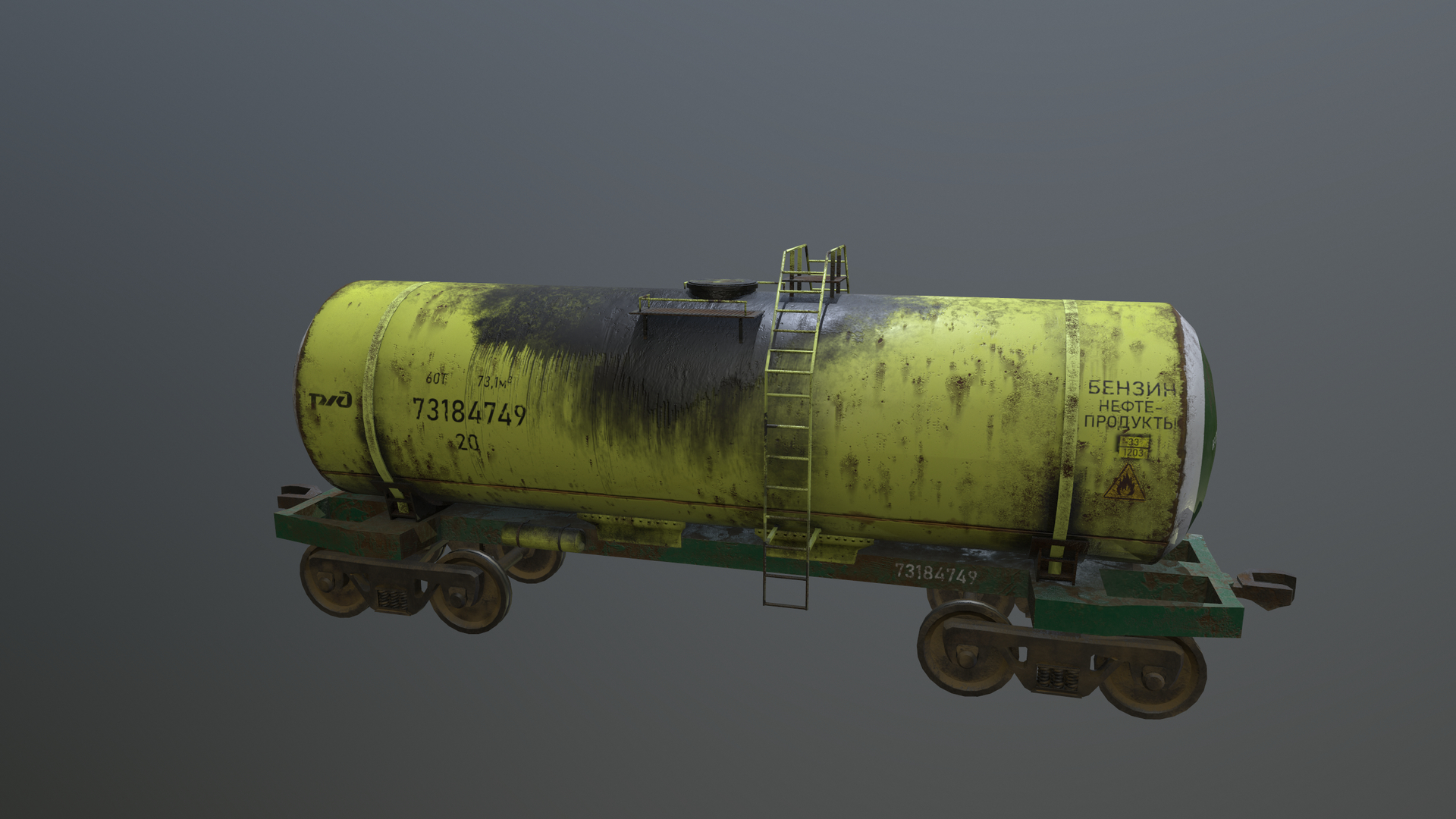 cysterna kolejowa Model 3D - TurboSquid 1549860