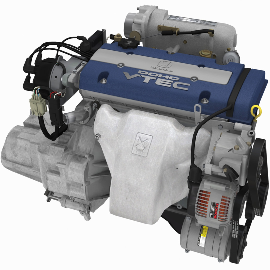 Honda H22A 2.2L engine 3D 모델 - TurboSquid 1549955