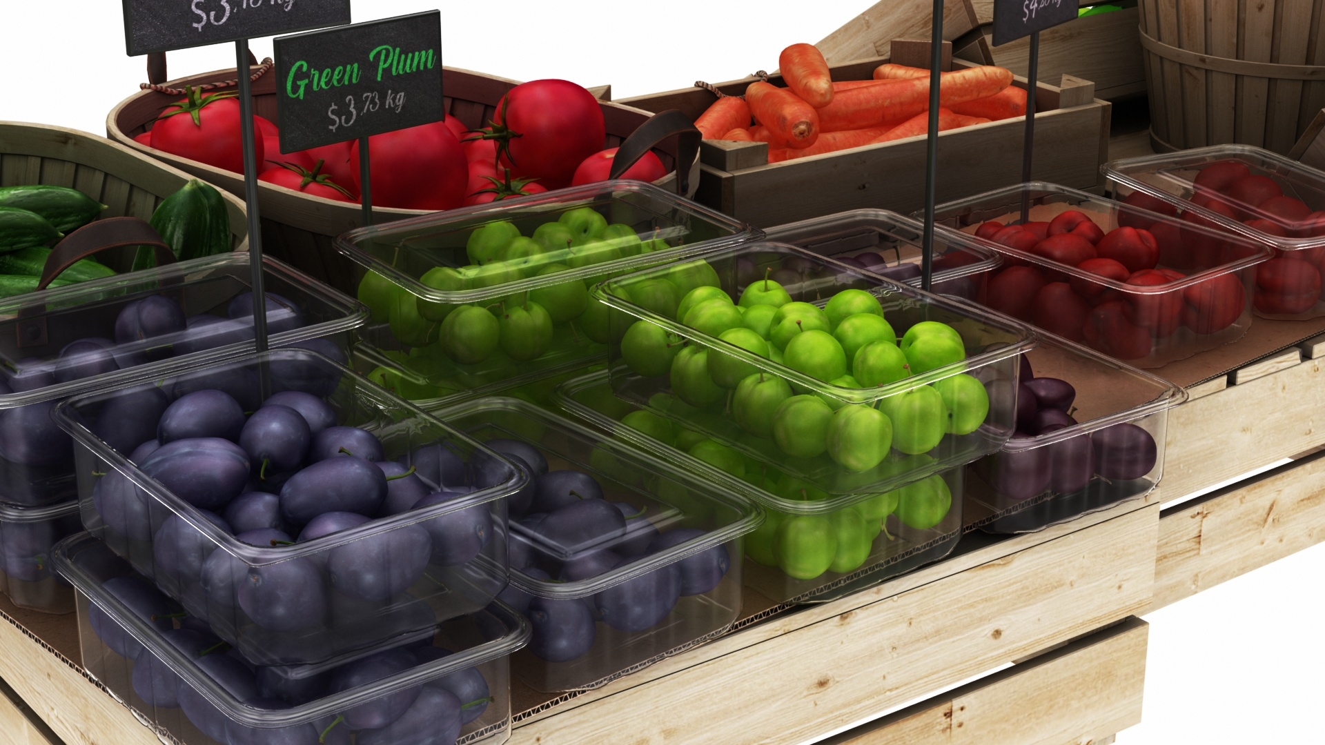 3D fruit display 2 model - TurboSquid 1550197