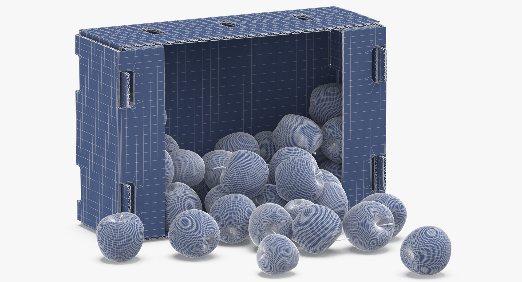 3D cardboard display boxes spilled - TurboSquid 1550427