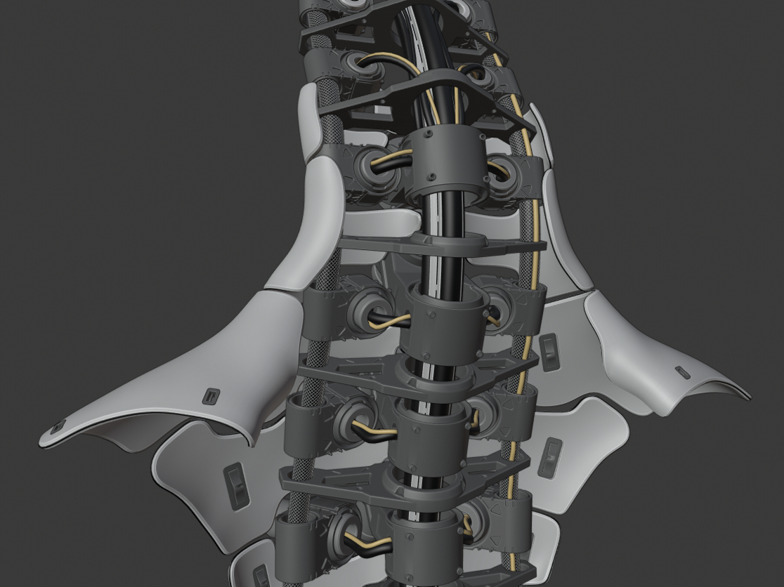 3D spine mechanical 01 - TurboSquid 1550466