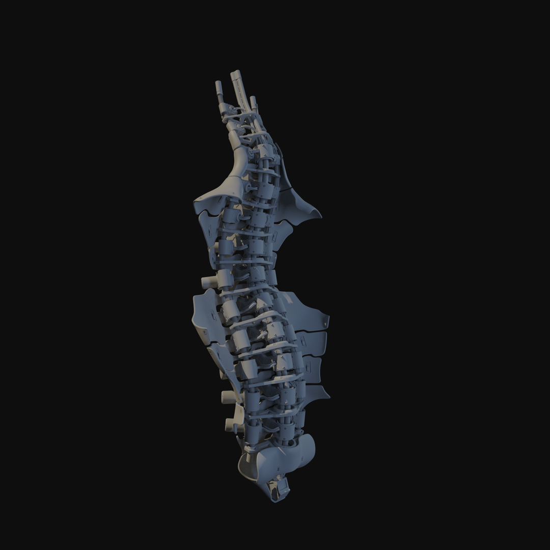 3D spine mechanical 01 - TurboSquid 1550466