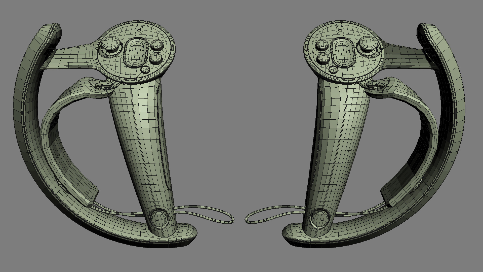 Valve index controllers 3D model - TurboSquid 1550515