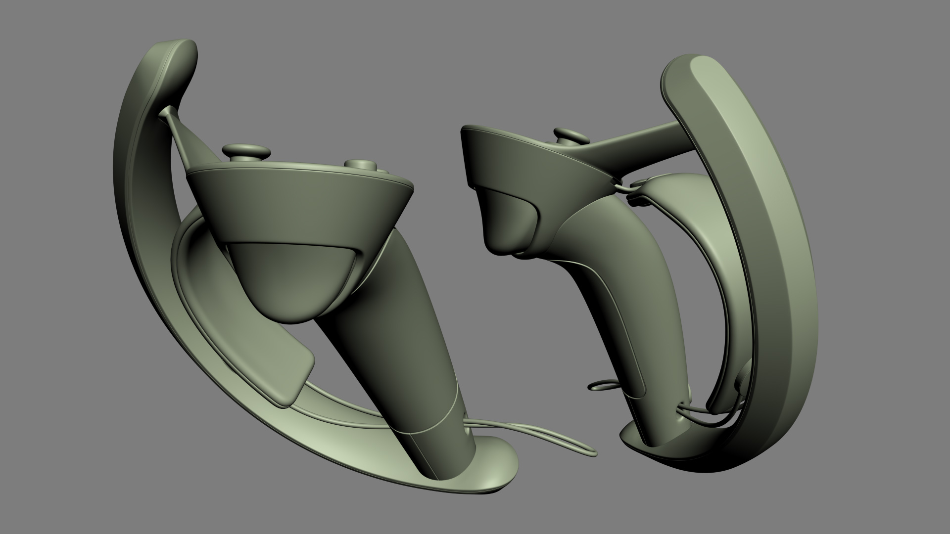 Valve index controllers 3D model - TurboSquid 1550515
