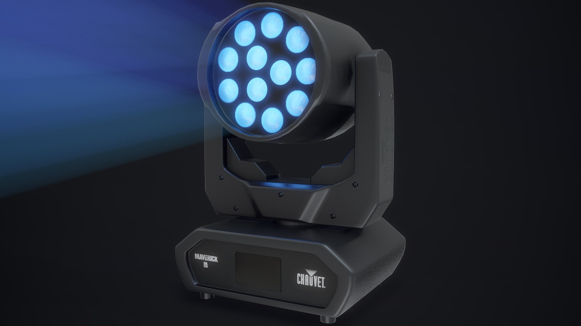 Led spot light chauvet 3D model - TurboSquid 1550486