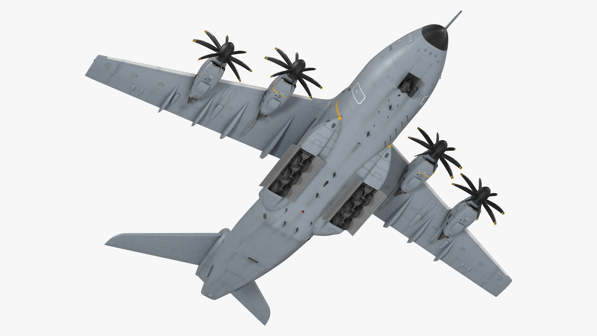 Airbus a400m atlas military transport model - TurboSquid 1550640