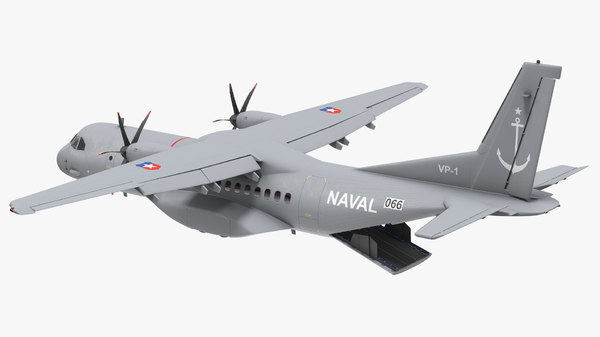 Airbus C295 Turboprop Maritime Patrol Aircraft Rigged 3D 모델 ...