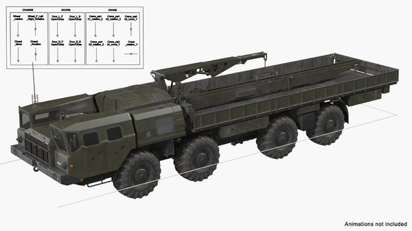 Maz 7310 transport vehicle 3D model - TurboSquid 1550731