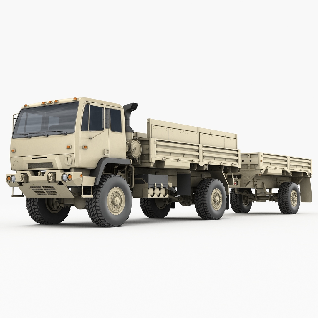 3D m1078 m1082 trailer lmtv model - TurboSquid 1550775