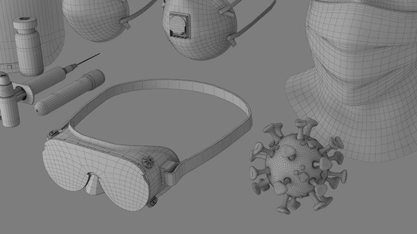 3D covid-19 vaccine kit model - TurboSquid 1550743