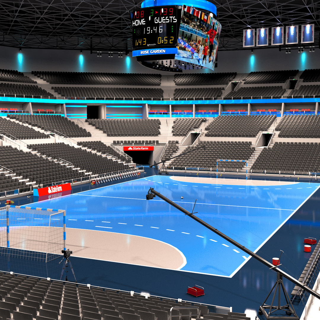 Handball arena ball 3D model - TurboSquid 1551209