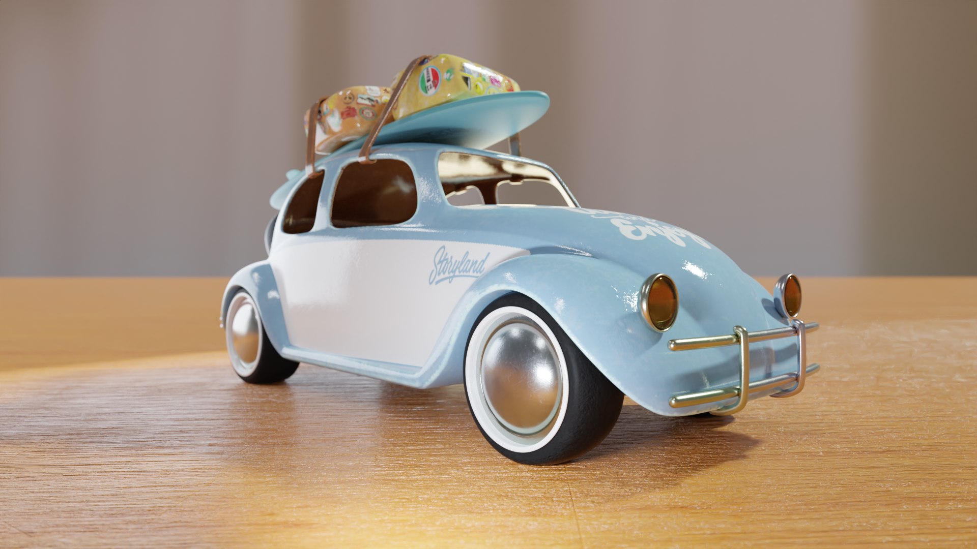 Carro de viagem de brinquedo 01 Modelo 3D - TurboSquid 1551233