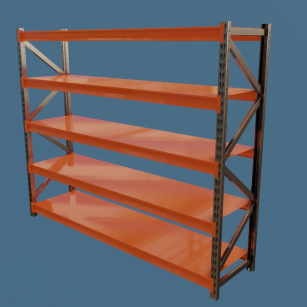 3d warehouse rack set model