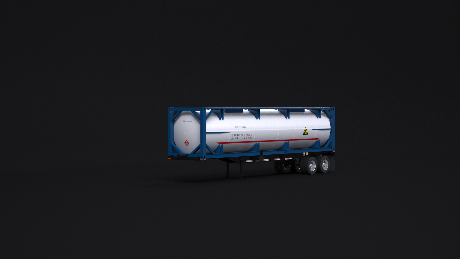 3D spec iso tank trailer model - TurboSquid 1551371