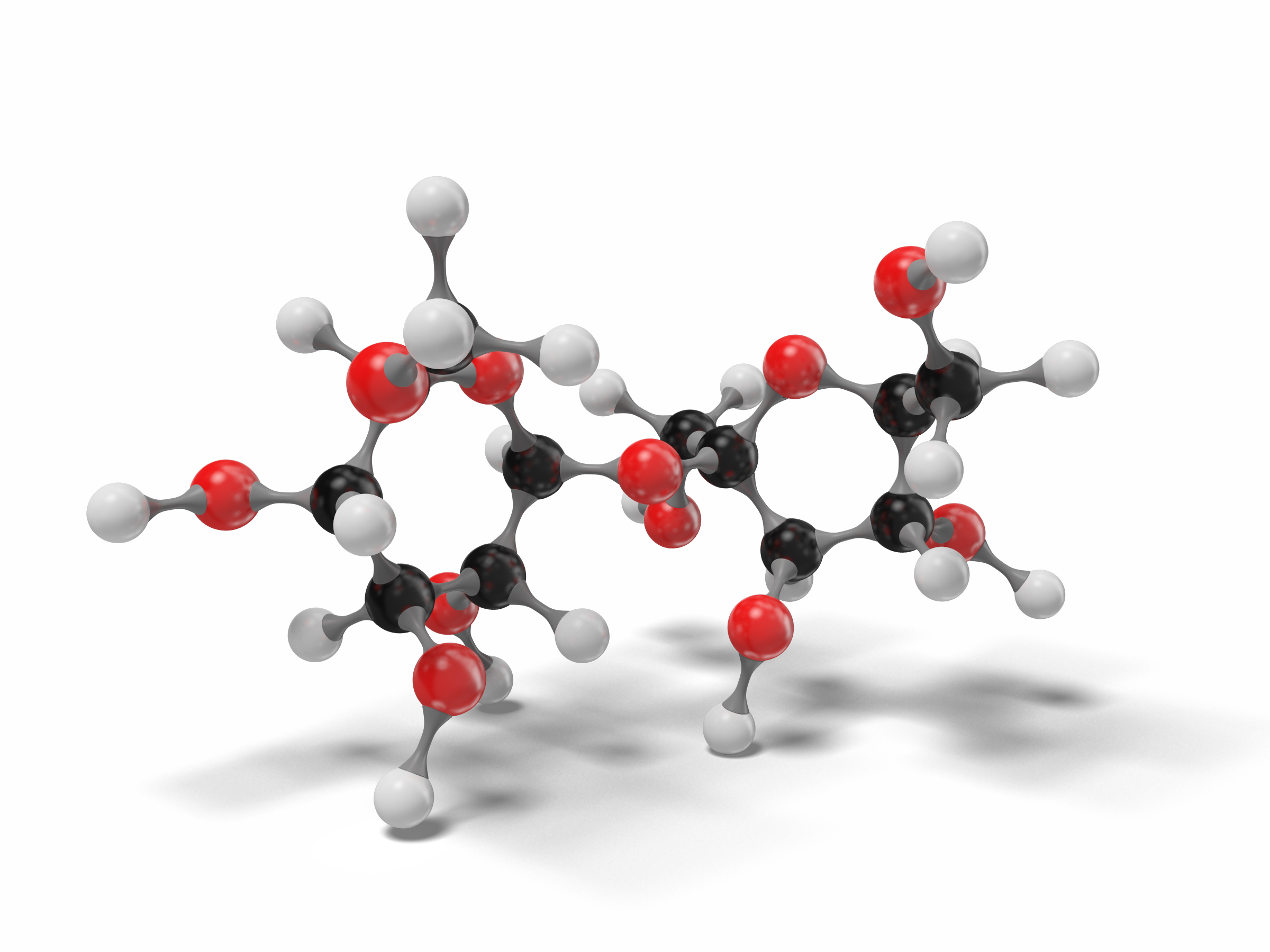 3D sucrose molecule c12h22o11 modeled model - TurboSquid 1551452