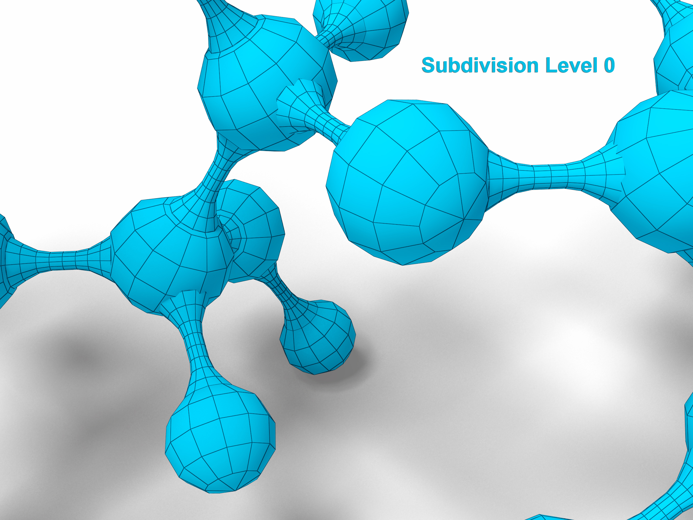 3D sucrose molecule c12h22o11 modeled model - TurboSquid 1551452
