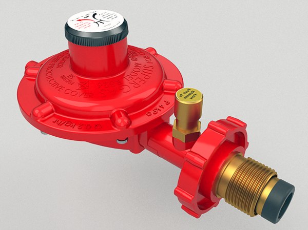 Lp gas pressure regulator 3D model - TurboSquid 1551909