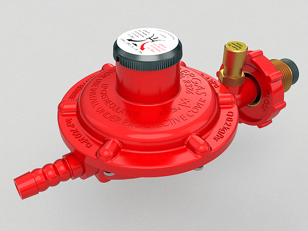 Lp gas pressure regulator 3D model - TurboSquid 1551909