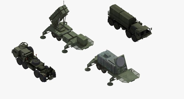 3D patriot sam battery hemtt - TurboSquid 1551530