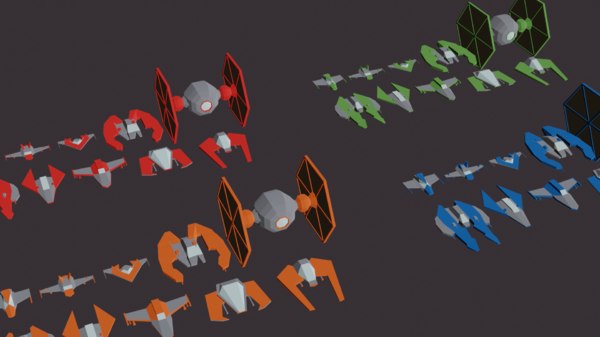 3d model of spaceship scrap wreck