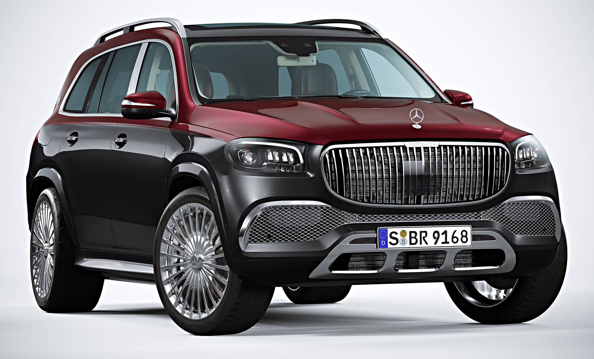 2021年メルセデスベンツGLS600メイバッハ3Dモデル - TurboSquid 1551609