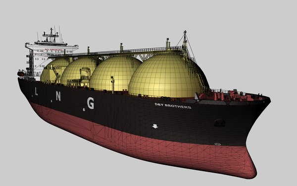 Lng carrier ship vessel 3D - TurboSquid 1551766