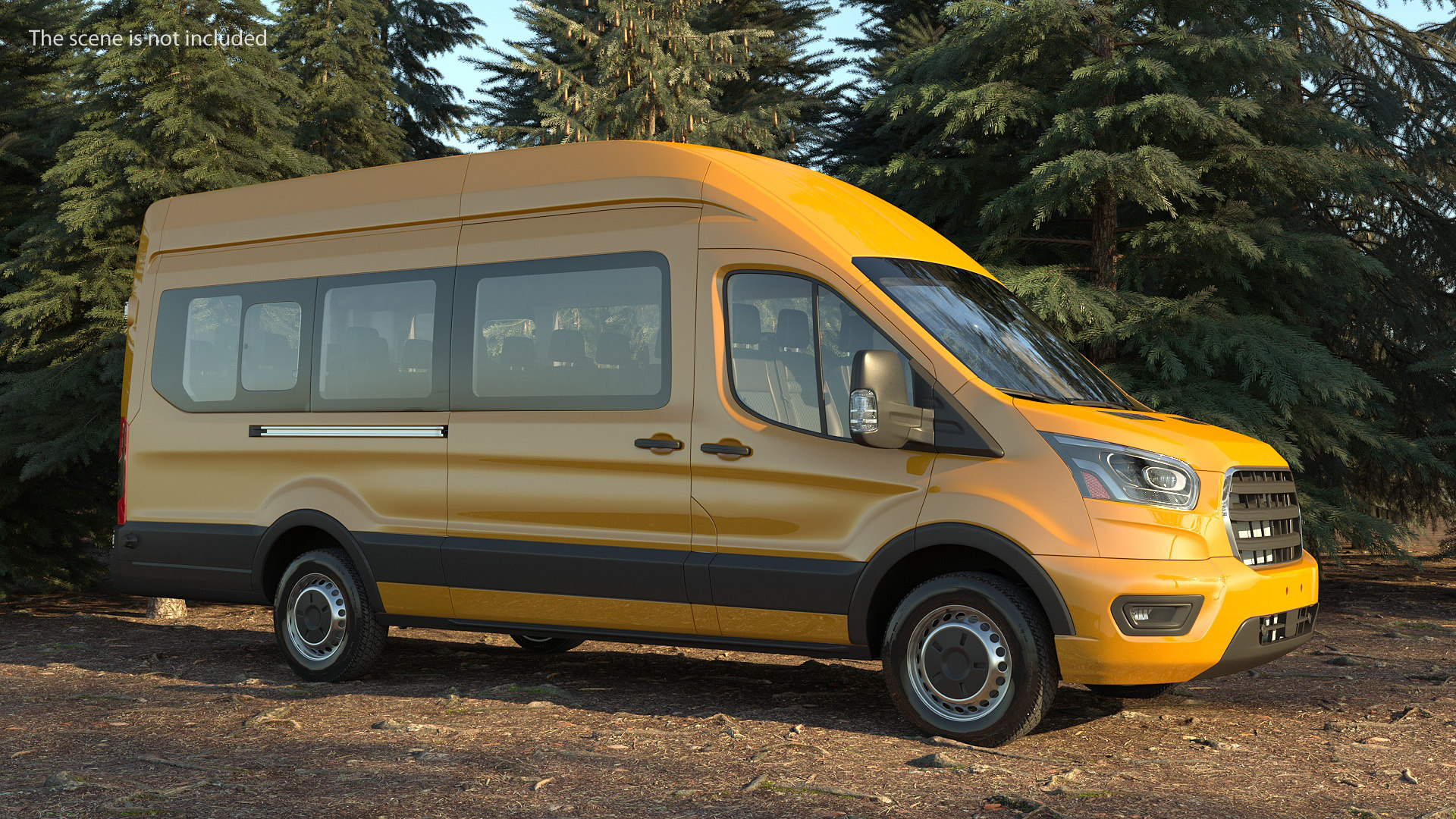 3D passenger van model - TurboSquid 1551865